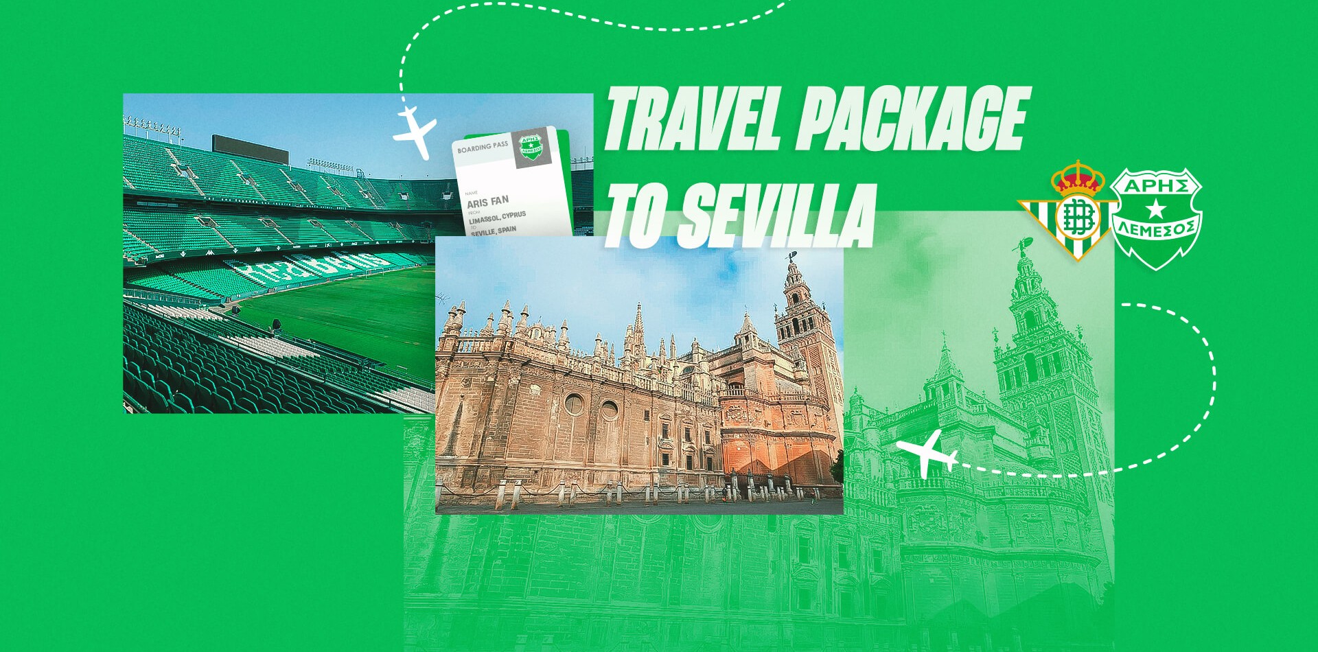 Fly to Seville with Aris | Aris Limassol